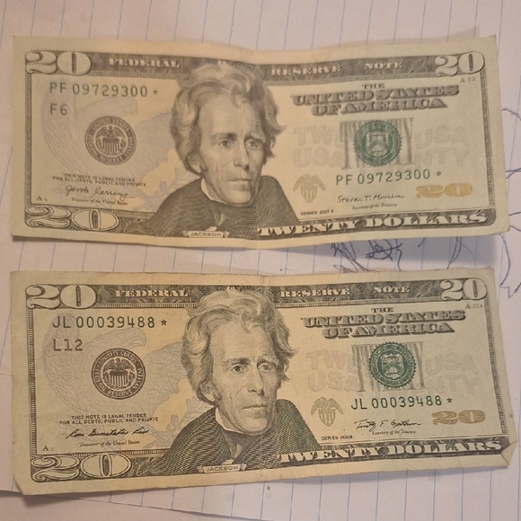 Us Vintage | Other | Us Twenty Dollar Bills | Poshmark